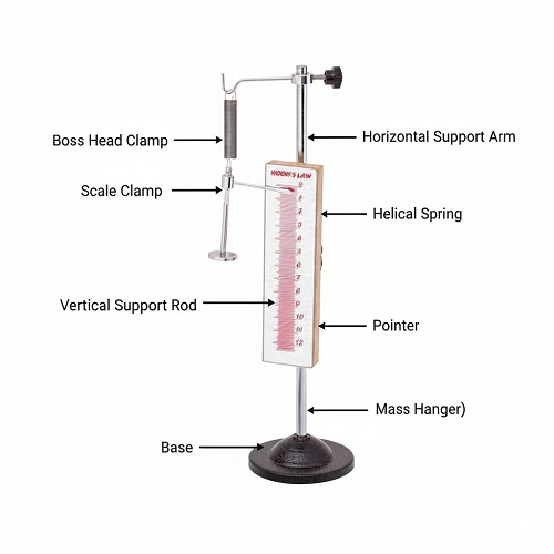 Hooks Law Apparatus