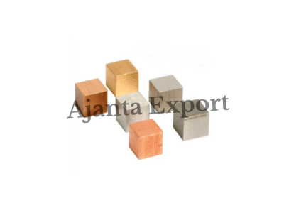 Cubes Metal - Metal Cube Set of 6 for Physics Lab